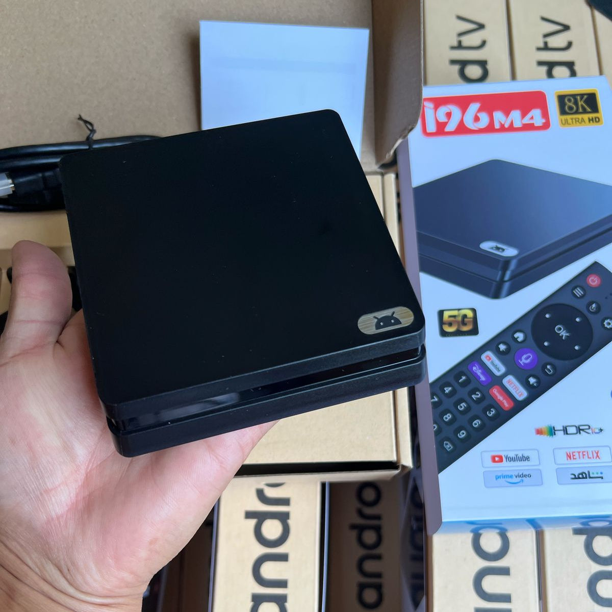 Android Tv box i96M4 con voz – yosutec